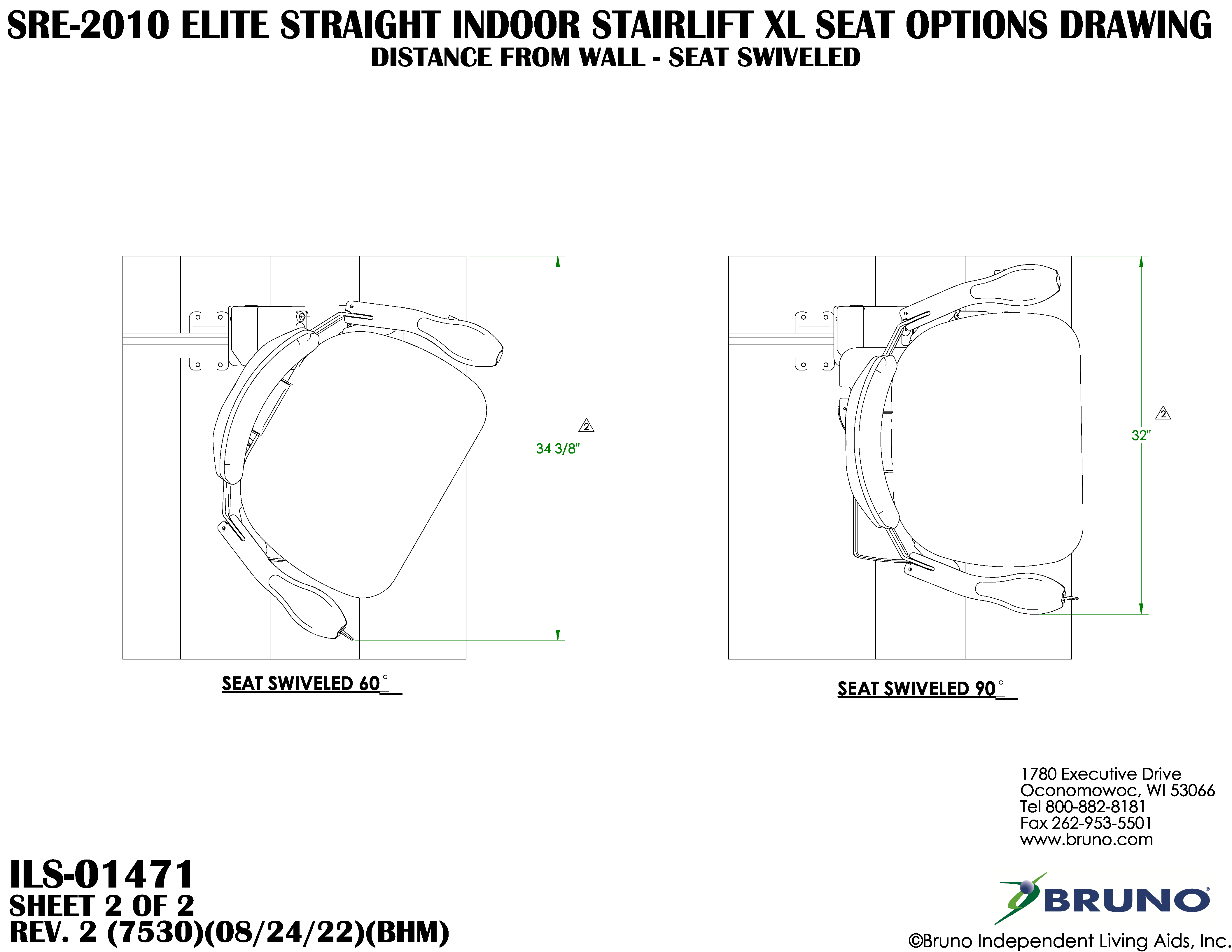 Bruno Elite Straight Stairlift - Stairlift Store