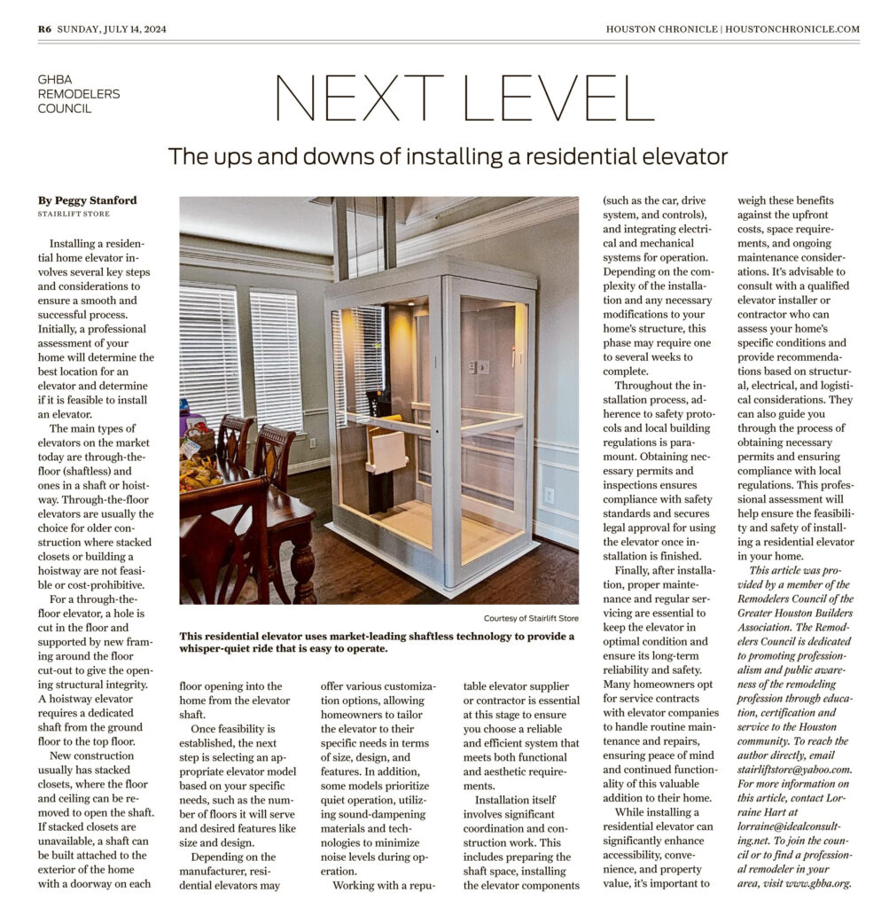 Ups and Downs of Installing a Home Elevator - Vertical Lifts - Stairlift Store